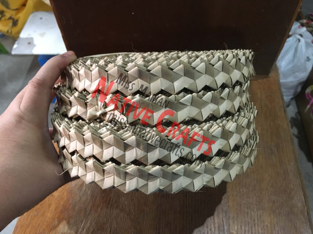Buri Palm Leaves Braids Ricrac - Lauhala Palm Leaves Crafts | Bird Toys ...